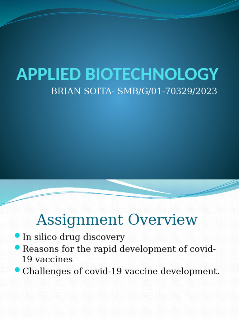 In Silico Approaches in Drug Design | PDF | Docking (Molecular) | Drug ...