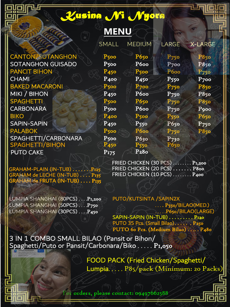 Nyora Menu2 - Big Watermwark | PDF