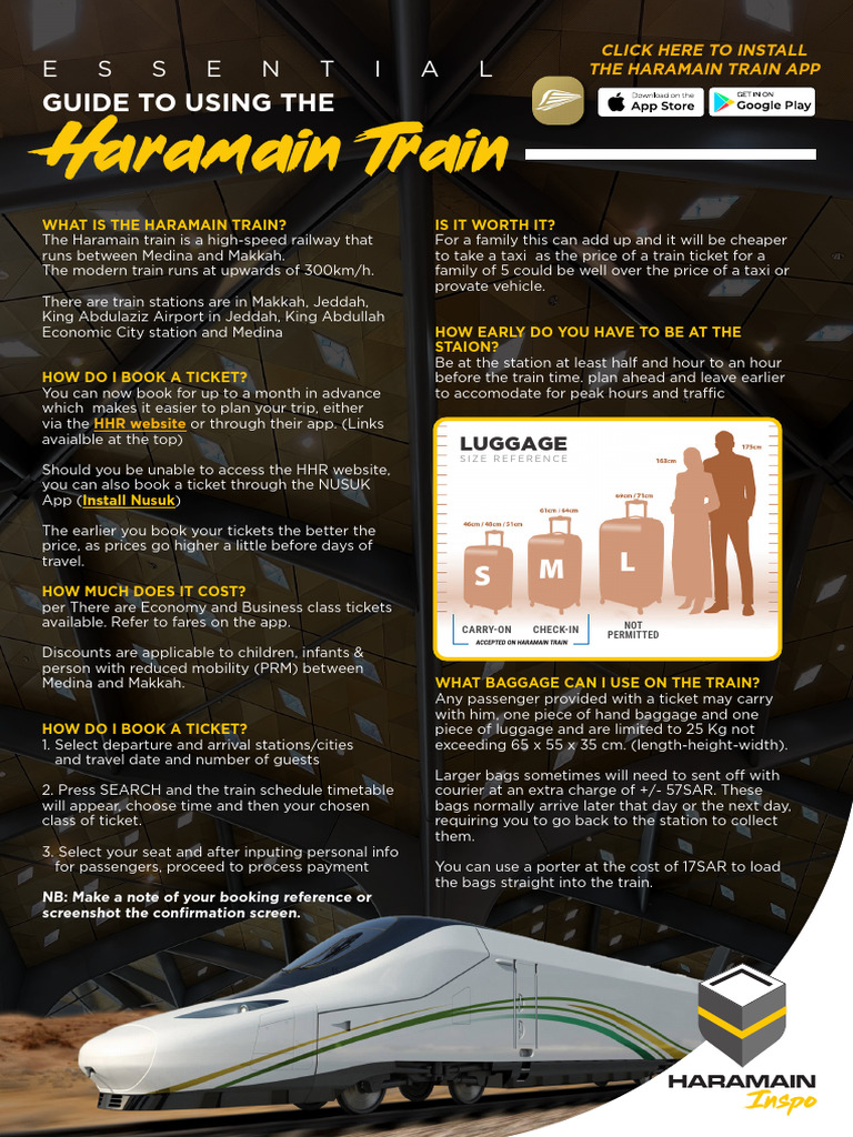 Haramain Inspo - Haramain Train Guide | PDF | Mecca | Bus