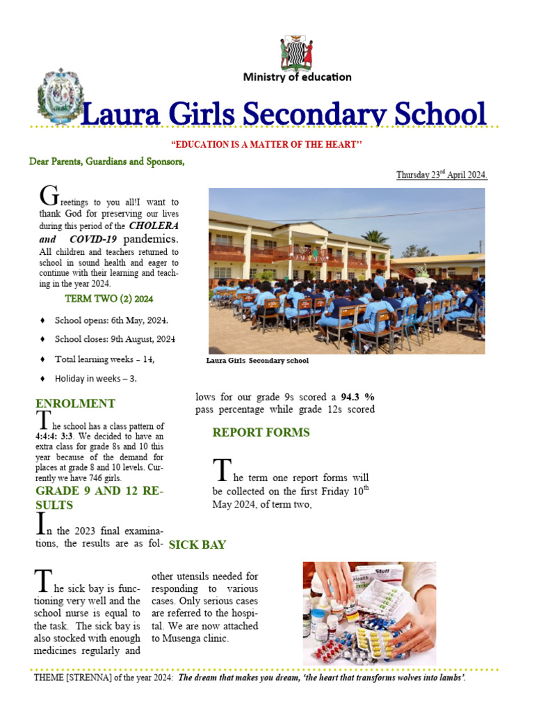 Newsletter.. Term 1 2024...(1) | PDF