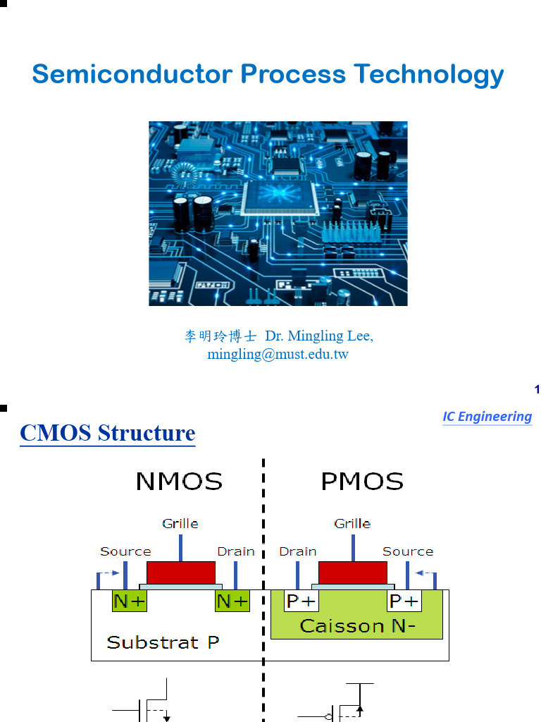 CMOS Process Steps Overview | PDF | Wafer (Electronics) | Silicon Dioxide