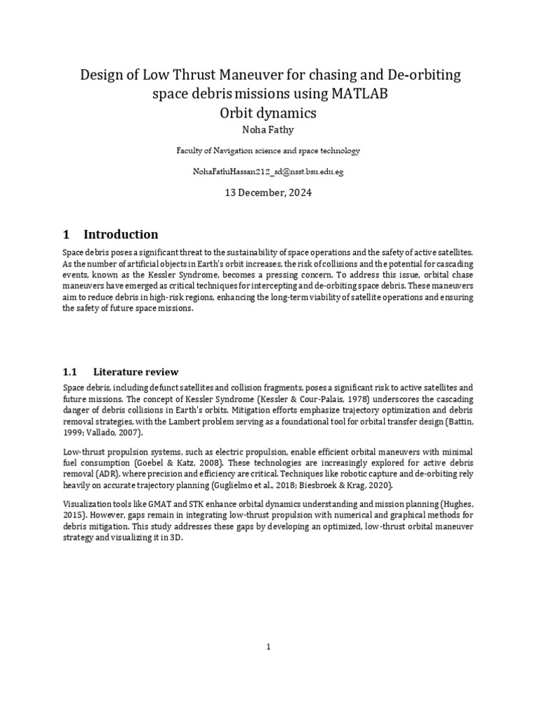 Orbital Chase Maneuver | PDF | Space Debris | Orbital Maneuver