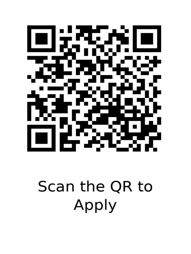 Scan The QR To Apply | PDF