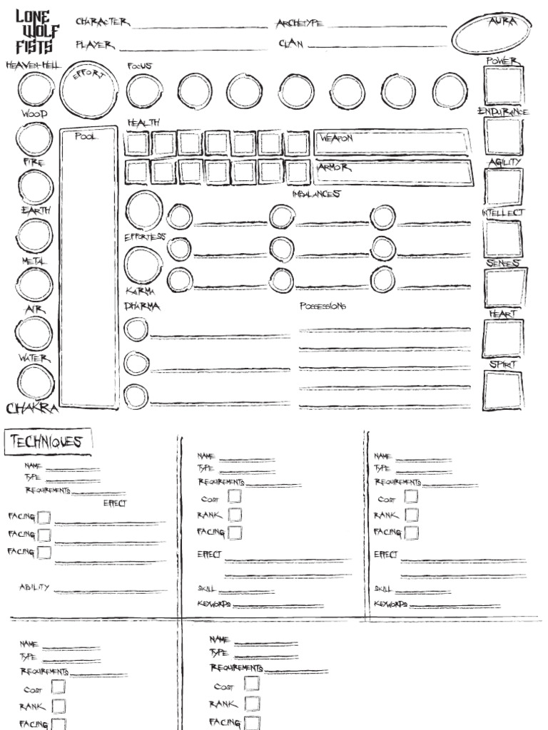 LWF All Sheets | PDF
