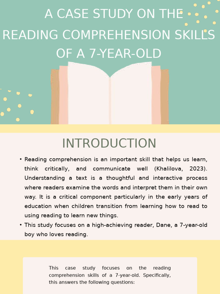 3rd Grade Reading Comprehension Education Presentation in Pastel ...