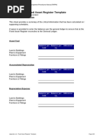 Fixed Asset Register Tracking Excel Format Template Download | PDF ...