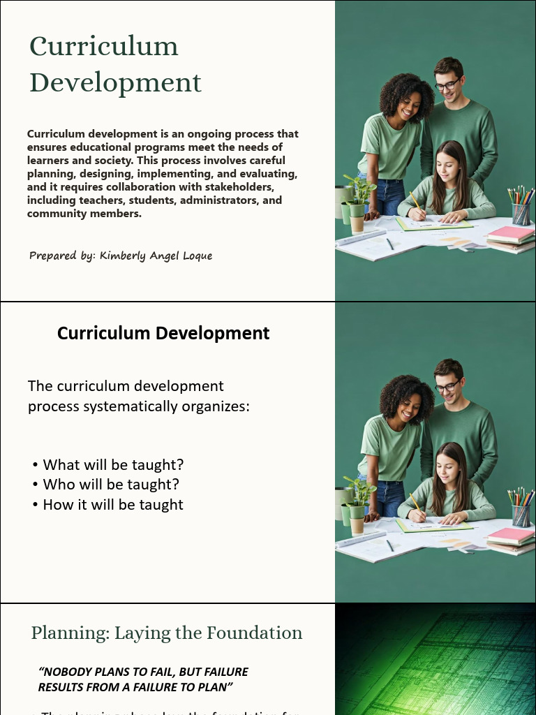 Curriculum Development Process Guide | PDF | Educational Assessment ...