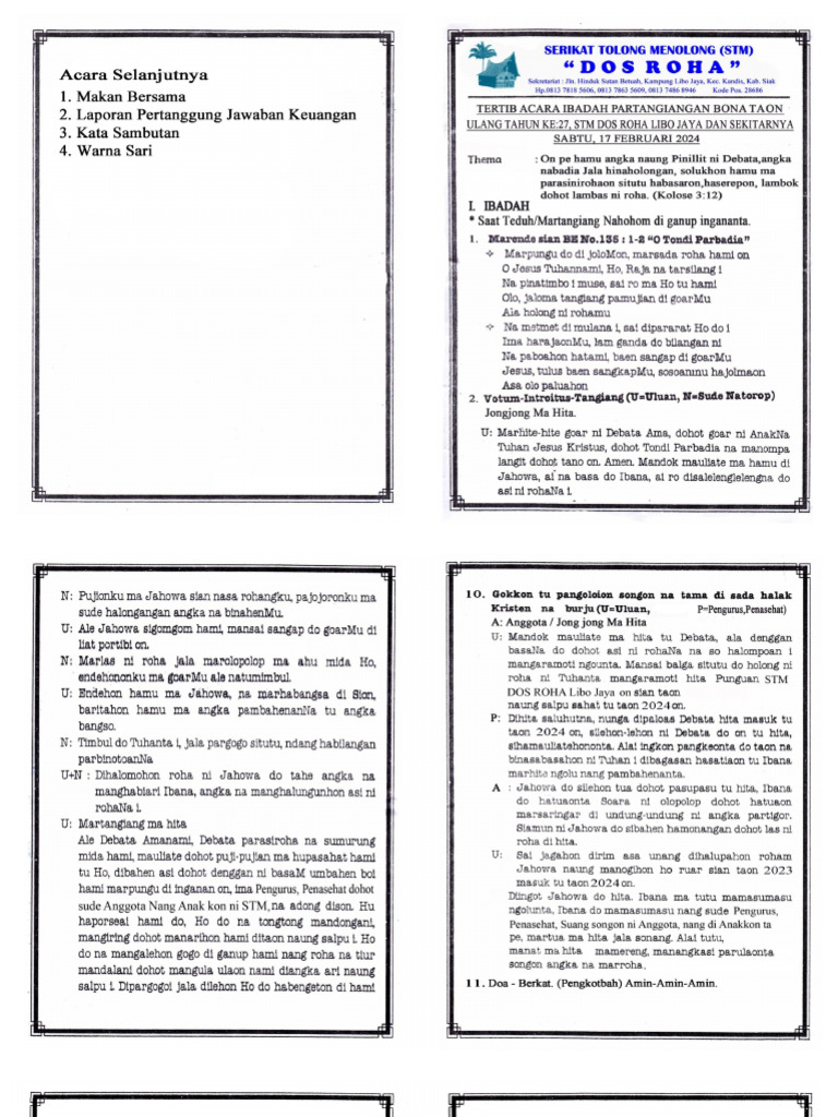 STM Dos Roha 2024 | PDF