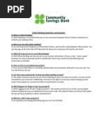 KCB iBank: FAQs and Security Guide | PDF | Password | Online Banking