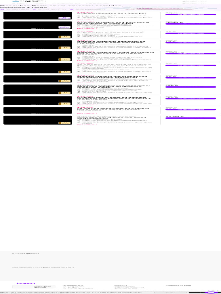 Cruceros Por El Sena | PDF