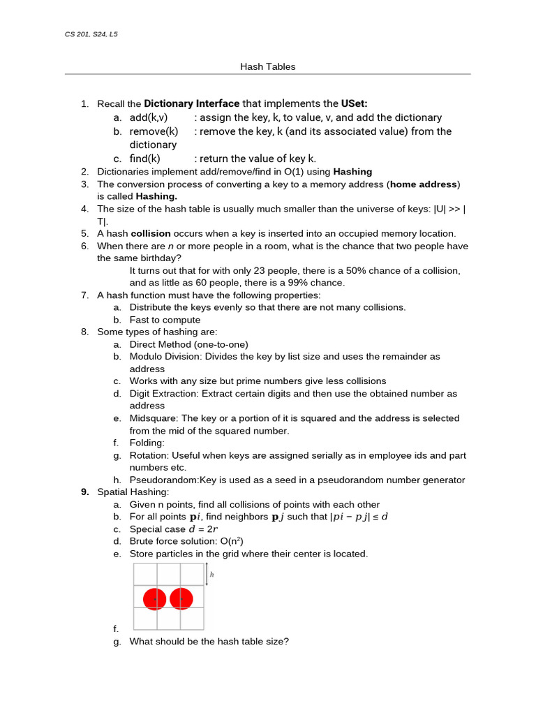 Understanding Hash Tables and Collisions | PDF | Computer Data ...