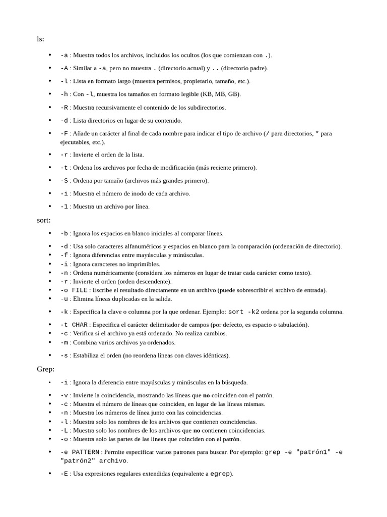 Chuleta Exam | PDF | Archivo de computadora | Datos de computadora