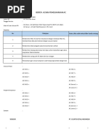 Checklist Pemeliharaan AC Bulanan | PDF