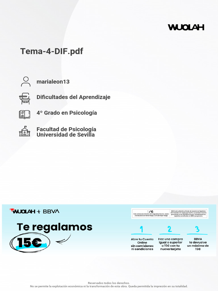 Tema 4 DIF | PDF | Palabra | Aprendizaje
