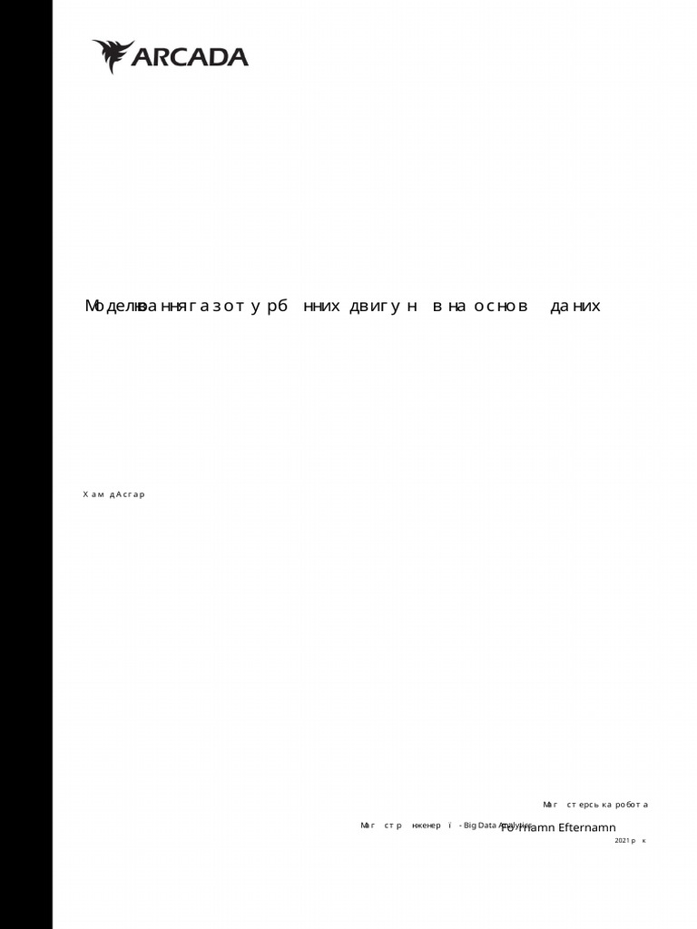 Data-Driven Modelling of Gas Turbine Engines | PDF