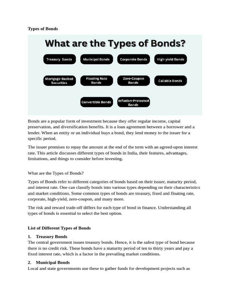 Bonds | PDF | Bonds (Finance) | Interest
