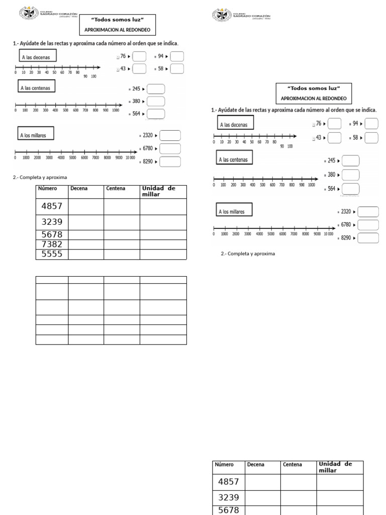 FICHA DE MATEMATICA | PDF