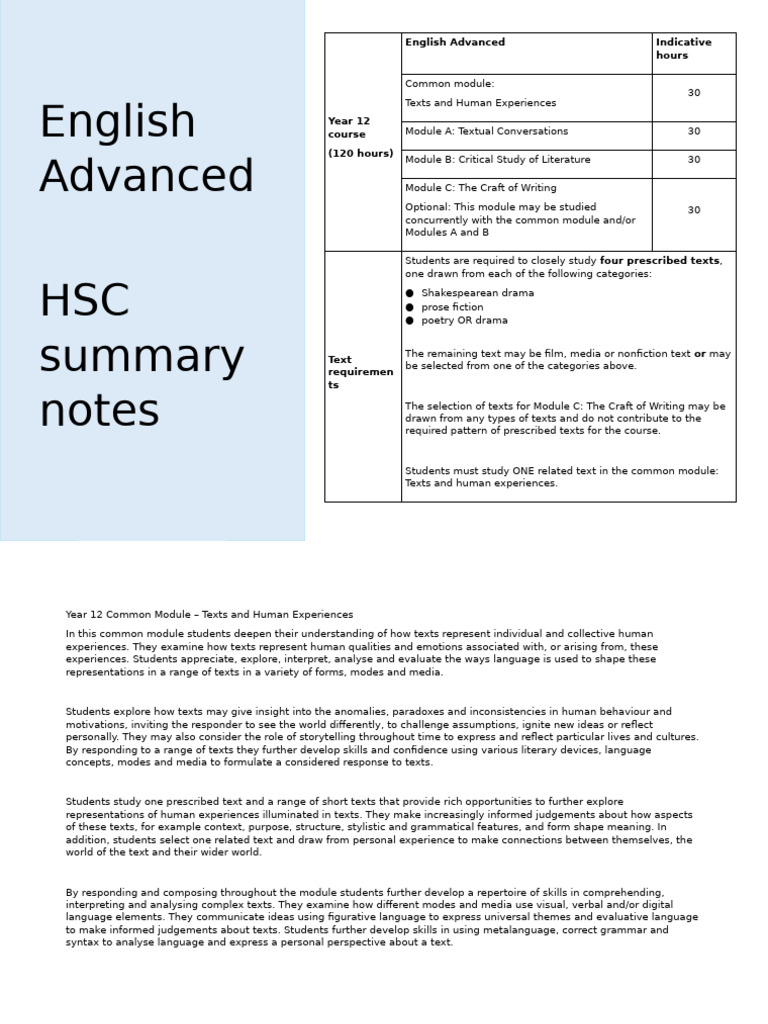 English Advanced Summary Notes Loj Dell Stu02 | PDF