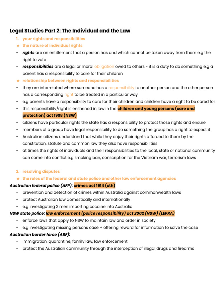 Legal Studies Part 2 the Individual and the Law | PDF | Mediation | Crimes