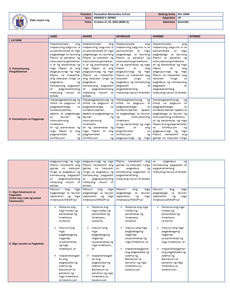 GR 6-Ap-Wk 4 - QTR 2 | PDF
