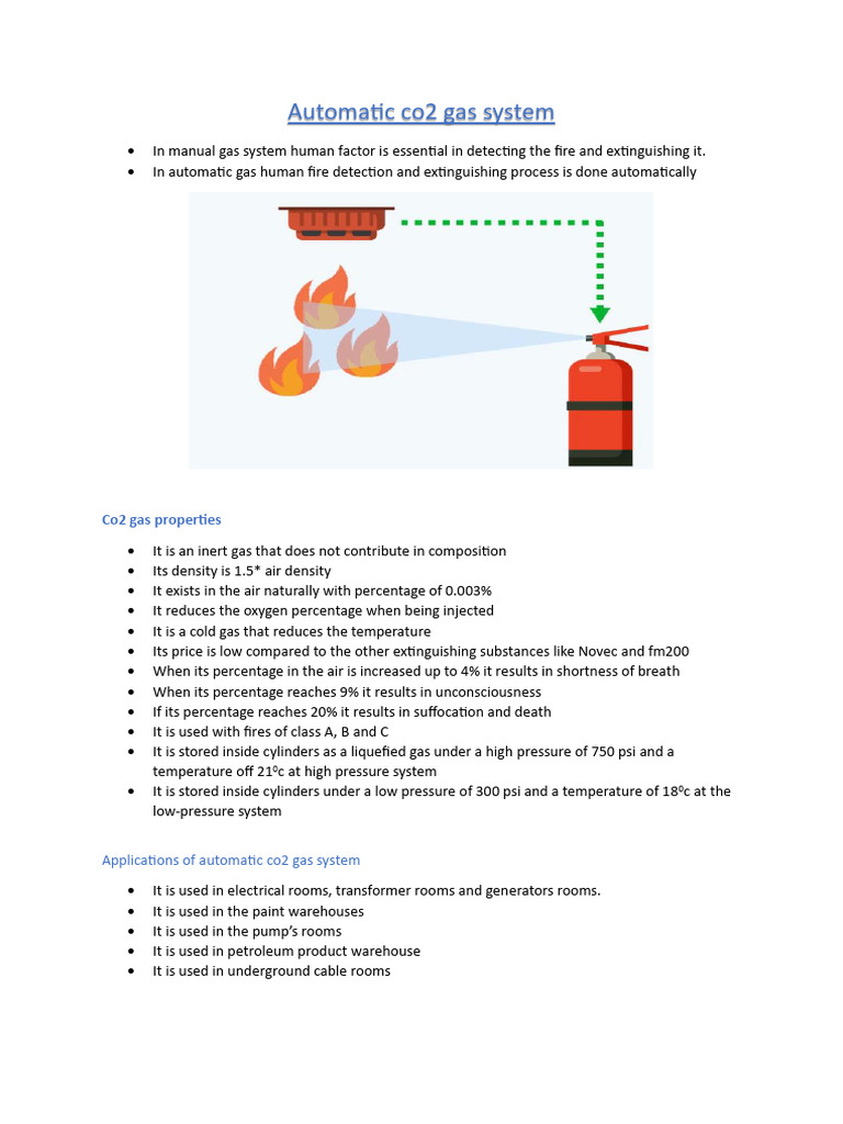 Automatic c02 Gas System | PDF | Carbon Dioxide | Gases