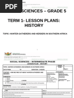 Grade 4 History SS Lesson Plans-1 | PDF | Educational Assessment ...