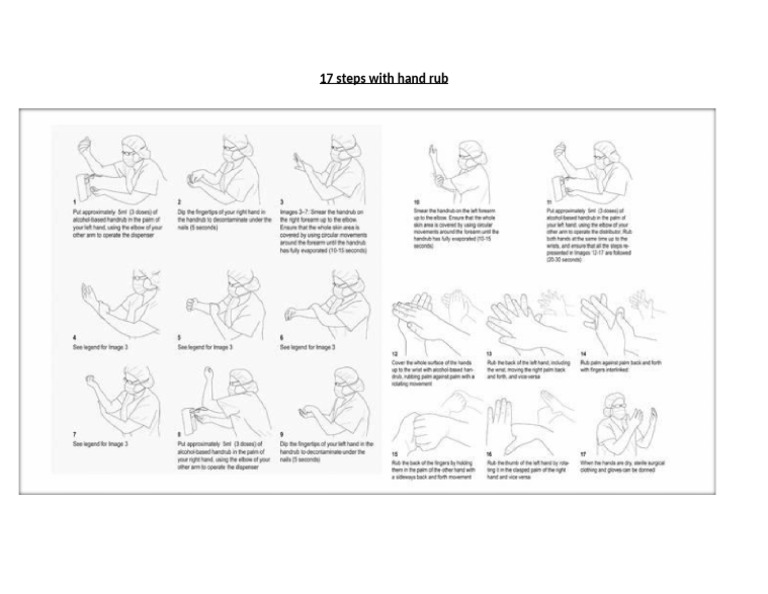 17 Steps With Hand Rub | PDF