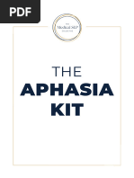 Western Aphasia Battery Sample Test Guide | PDF | Aphasia | Speech