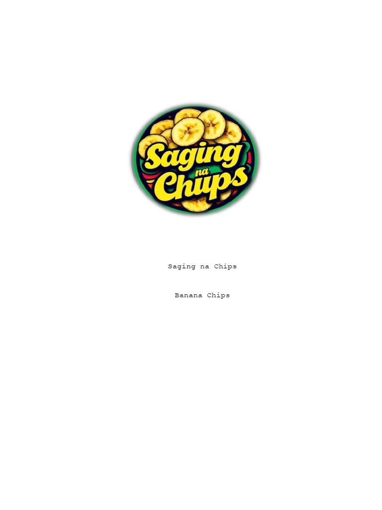 Saging na Chips Recipe Guide | PDF