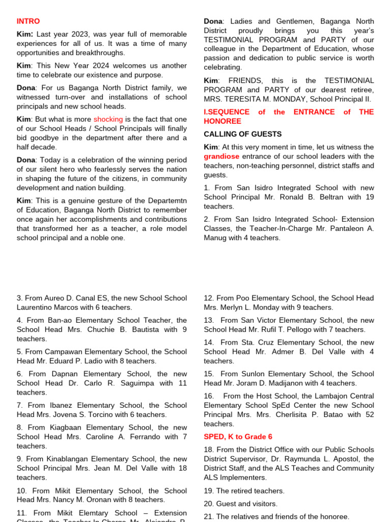 Script Testimonial 2024 Pdf