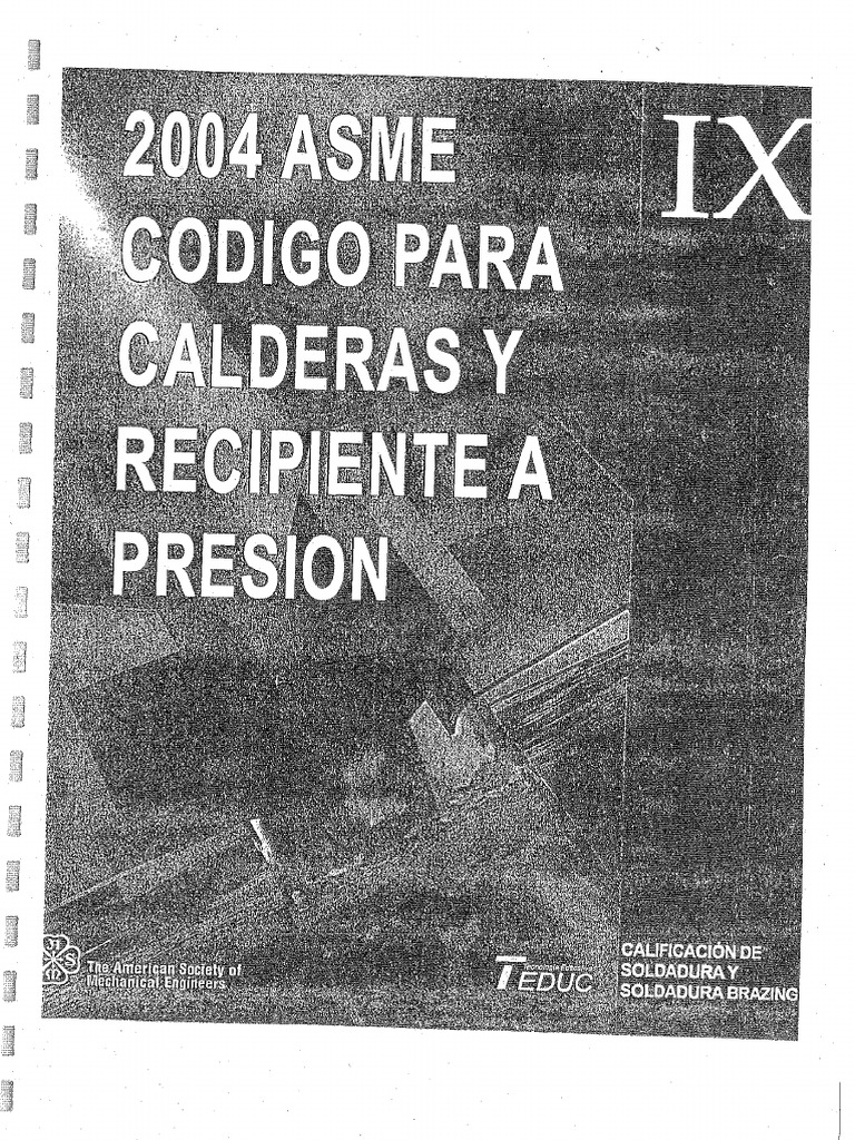 ASME IX 2004 Castellano | PDF