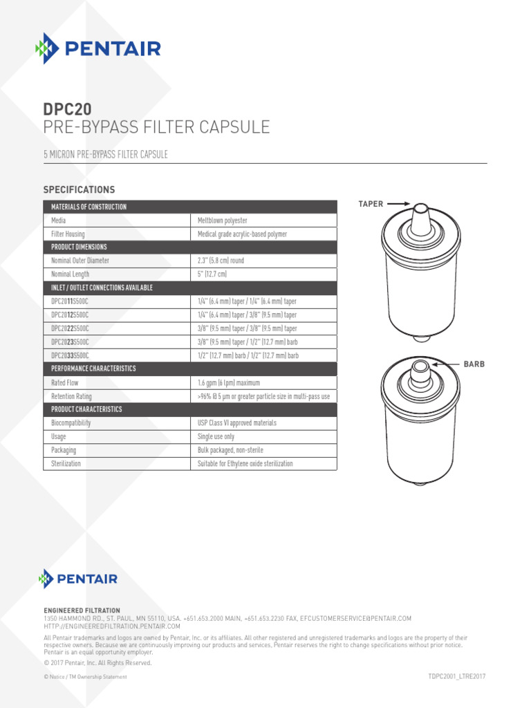 DPC20 Capsule-TDPC2001 - LTRE2017 | PDF | Materials