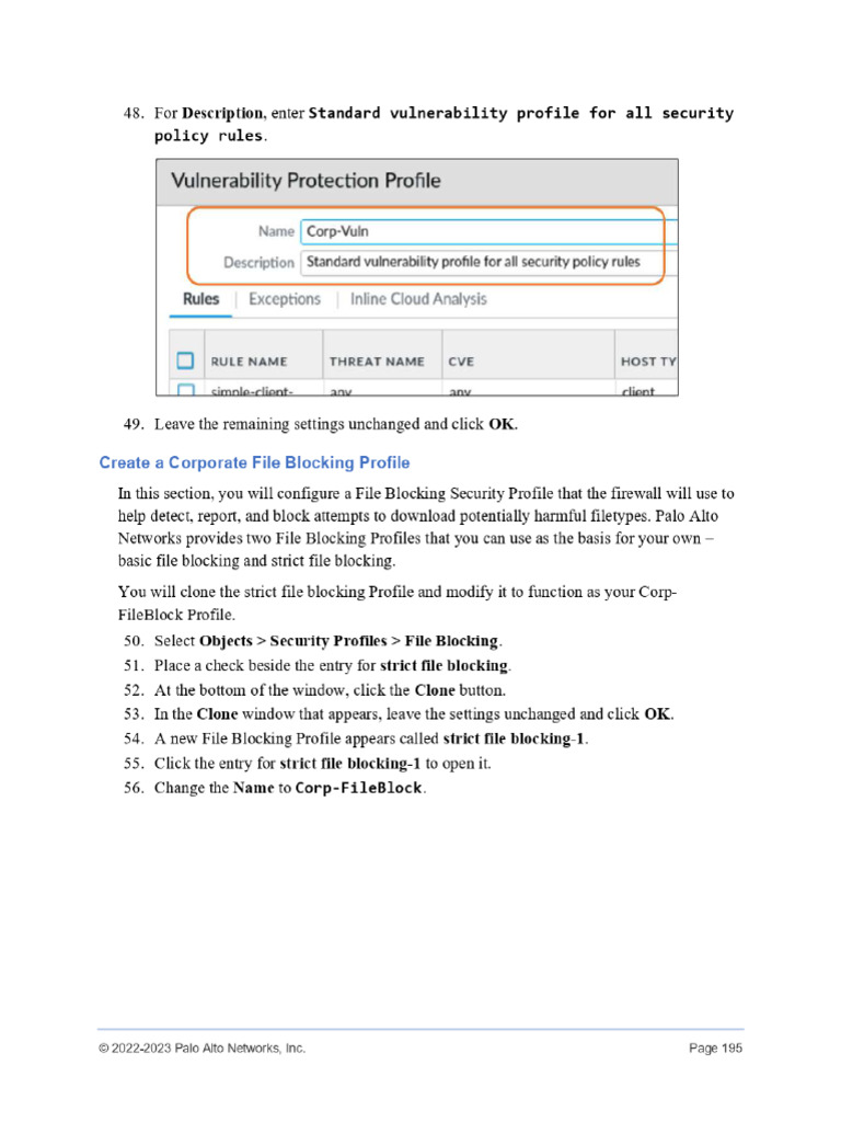 Firewall 11.0 Essentials - Configuration and Management Version A (PAN-EDU-210 11 - Part4 | PDF
