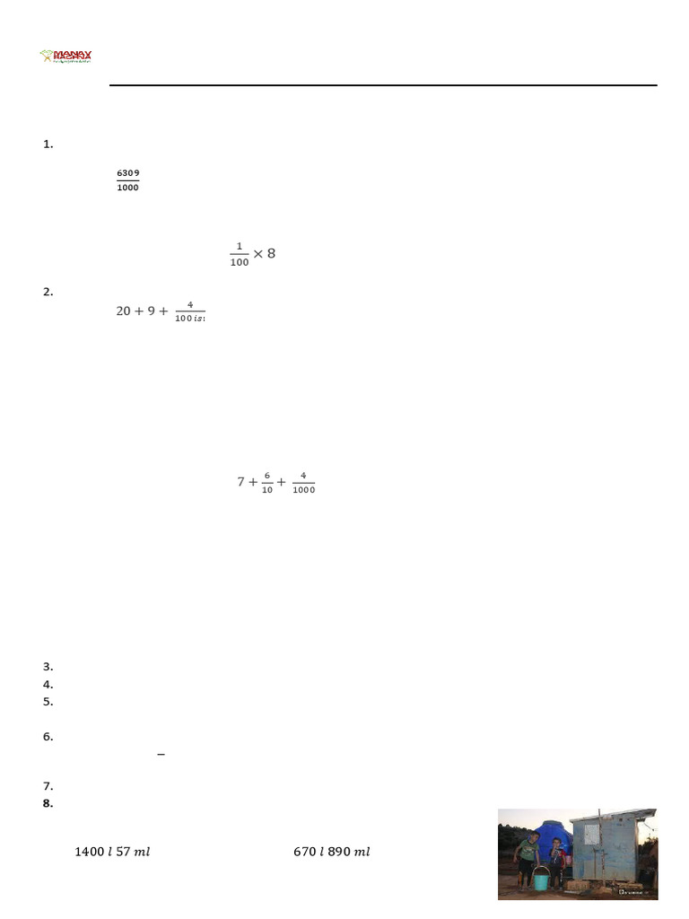 CH 9 DeSIGMAcimals Assignment Worksheet | PDF | Numbers | Decimal