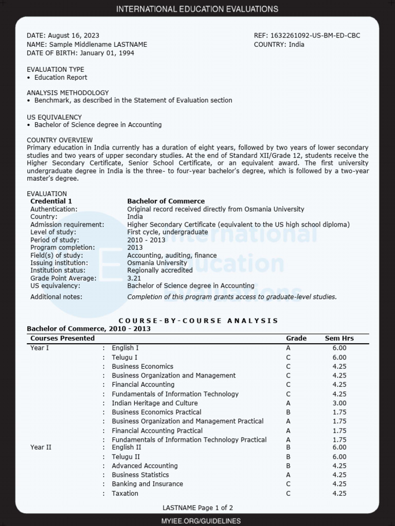 Official Transcript For Uni Penn Us-Edu-Cbc-Std | PDF | Bachelor's ...