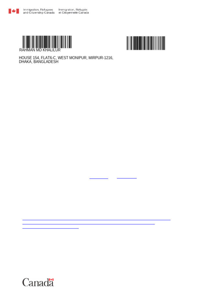 RT0727 Biometric Rahman MD Khalilur | PDF | Immigration | Human Migration