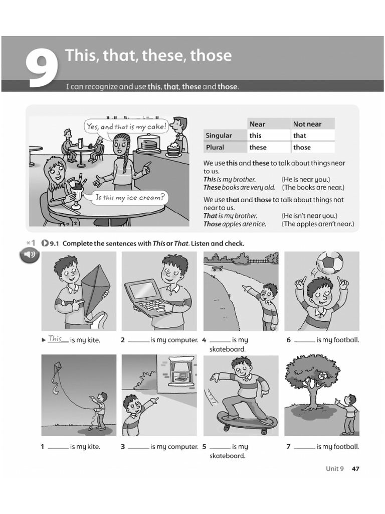 This That Those These | PDF