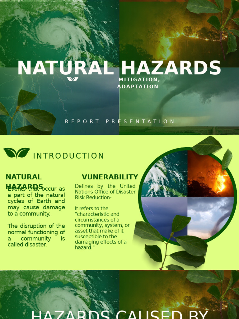 Natural Hazards: Prevention & Management Guide | PDF | Tropical ...