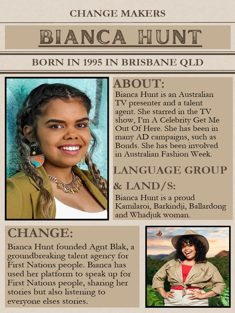 Bianca Hunt Change Makers Post | PDF