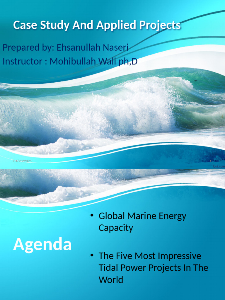 final. ocean energy (Ehsanullah) | PDF | Oceans | Sustainable Technologies