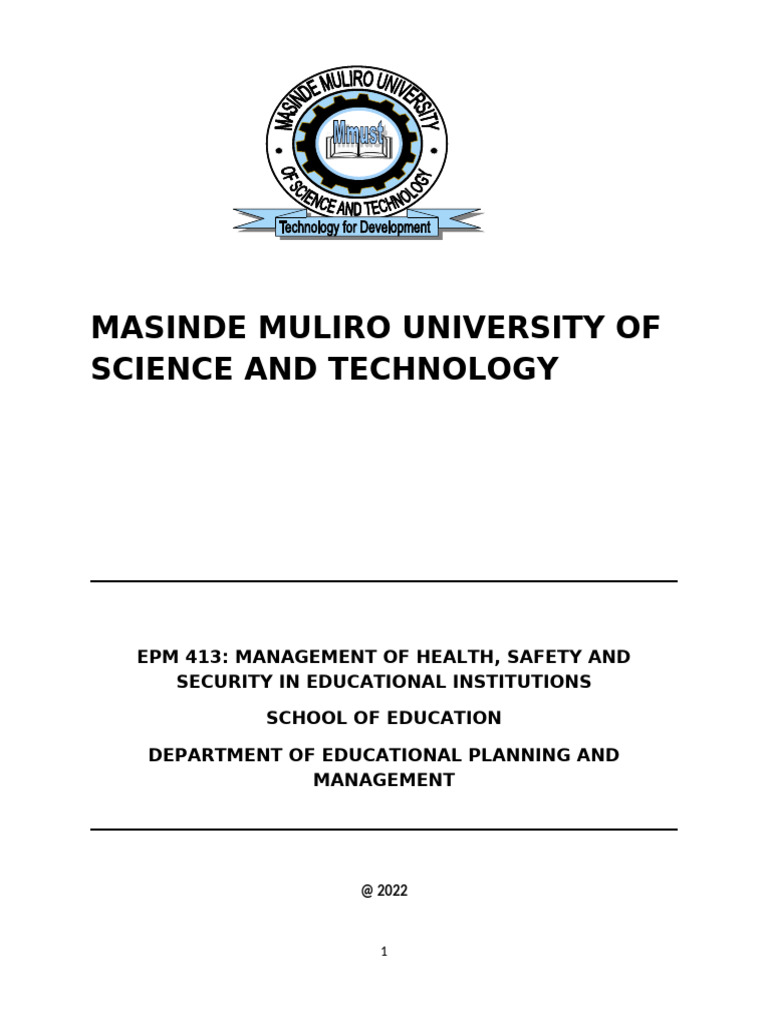 Epm 413 Module Final @2022 | PDF | Measles | Visual Impairment