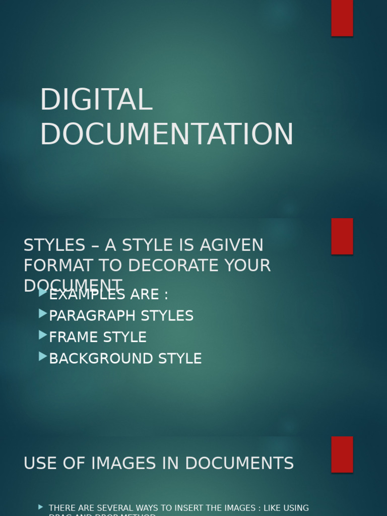Digital Documentation | PDF