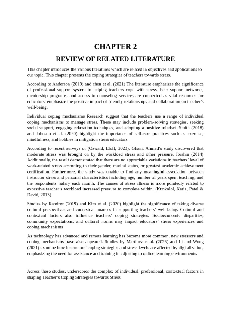 Coping Strategies Towards Stress Lumingkit Capito Lear | PDF | Stress ...