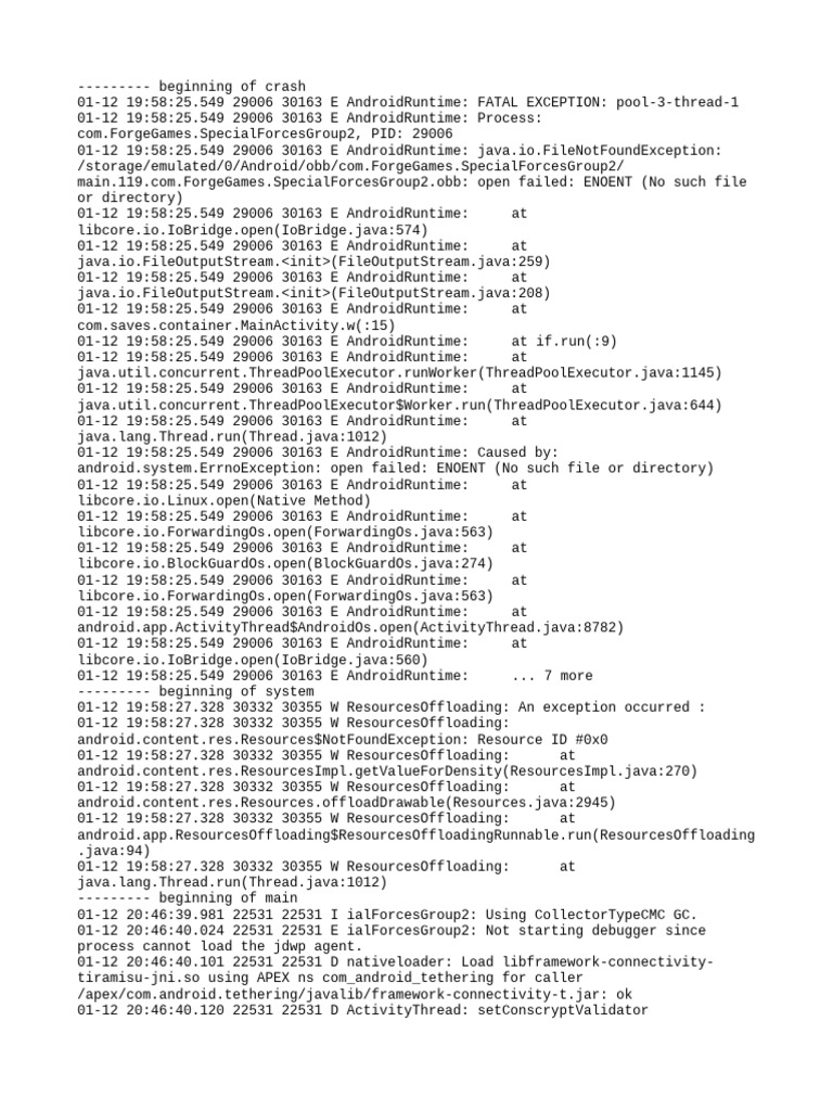 Mod Menu Log - Com - forgeGames.specialForcesGroup2 | PDF | Computing ...