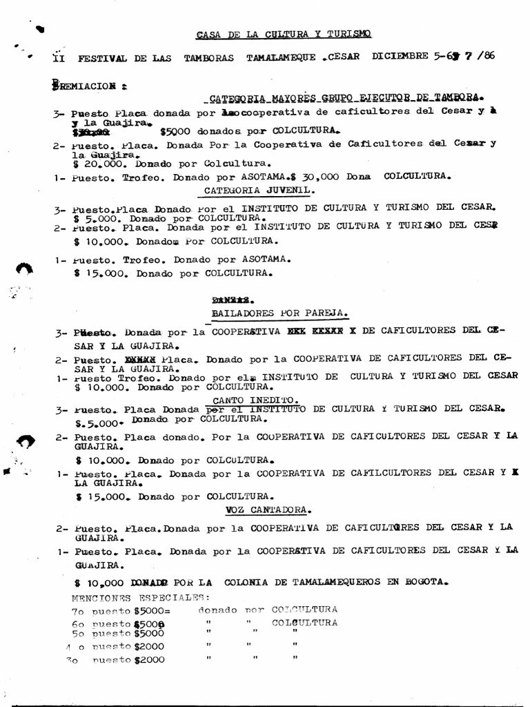Festival de Tamboras en La Guajira | PDF