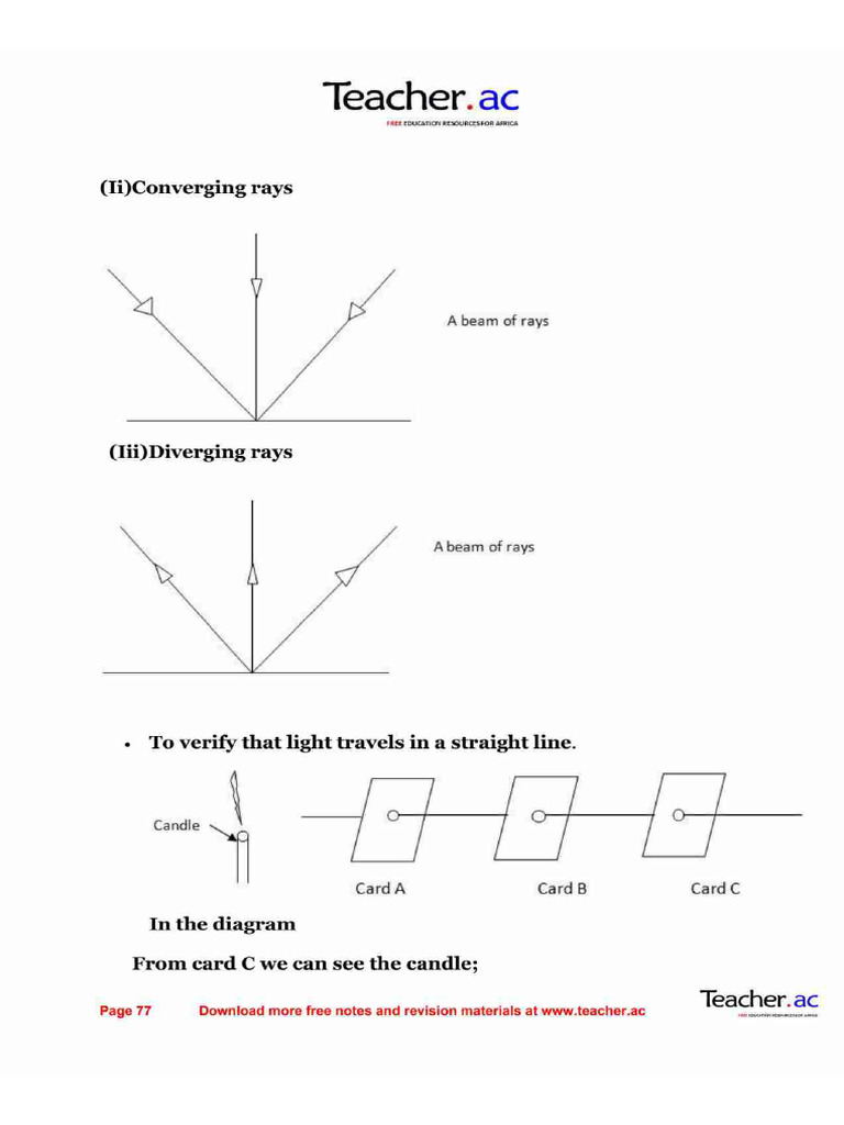 Physics Notes Form 1 Teacher - Ac TZ | PDF