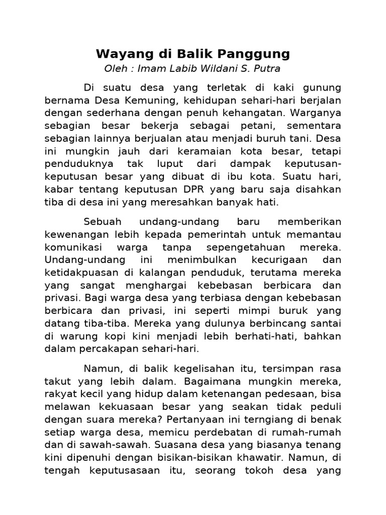 3 cerpen (labib,farah,ayaka) | PDF