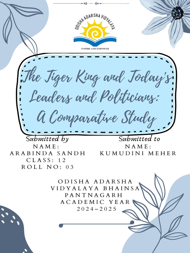 Front Page English Project | PDF