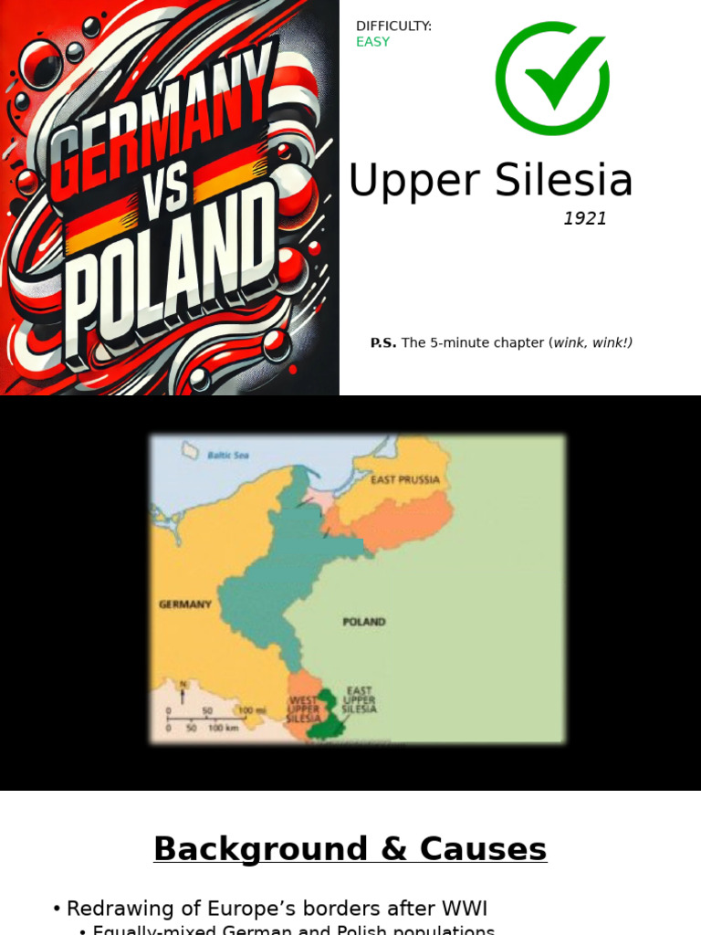Upper Silesia 1921 Conflict Overview | PDF
