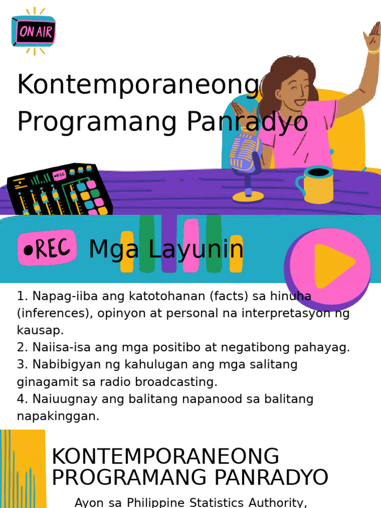 Kontemporaneong Programang Panradyo | PDF
